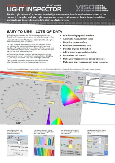 Brochures - Viso Systems - Light measurement devices for photometry labs