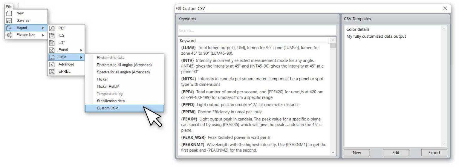 Custom CSV output - Viso Systems