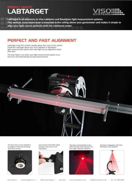 Brochures - Viso Systems - Light measurement devices for photometry labs